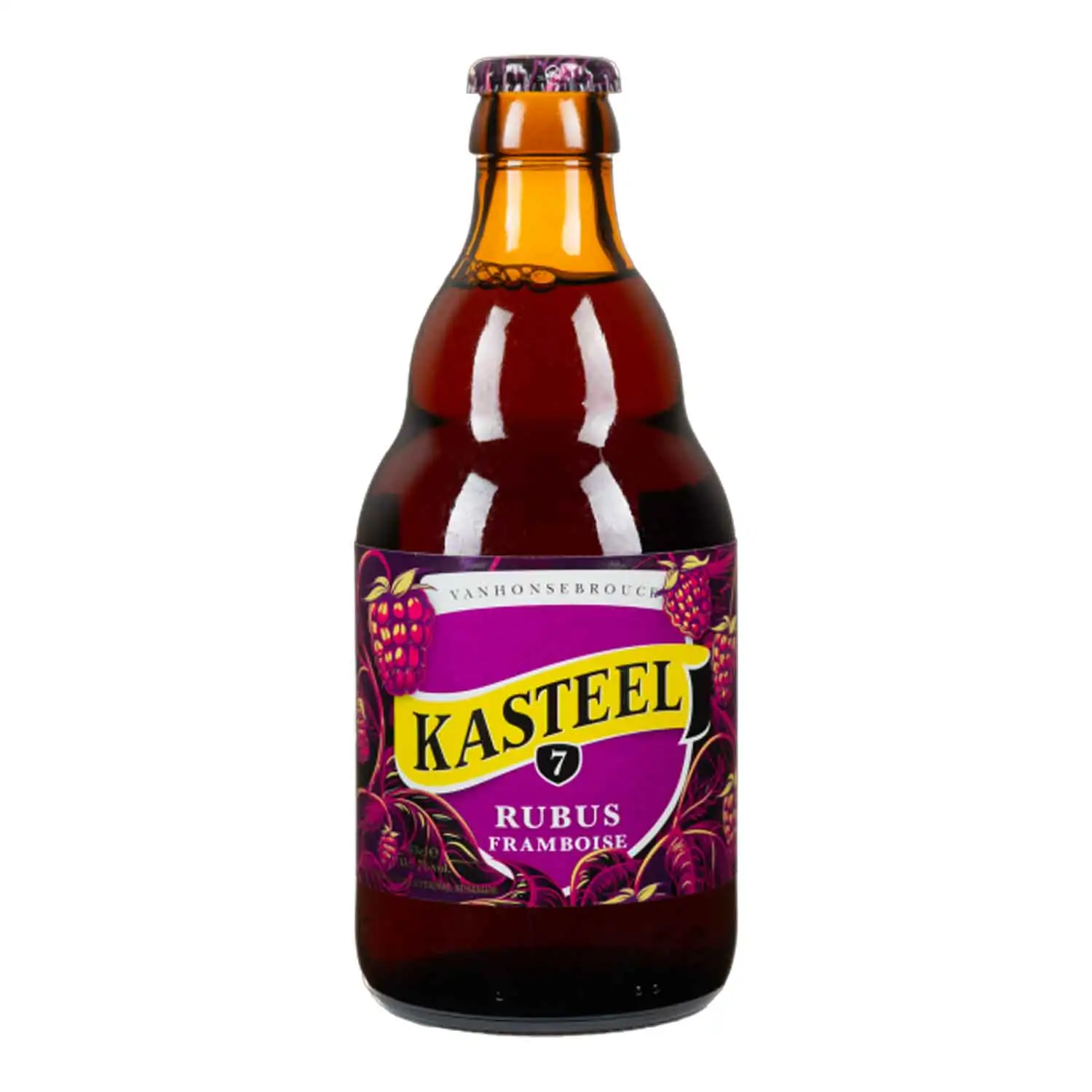 Kasteel rubus raspberry 33cl Alc 7% | Beer bottles | Real Tobacco Belgium